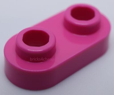 Lego 30x Dark Pink Plate Round 1 x 2 with Open Studs | eBay