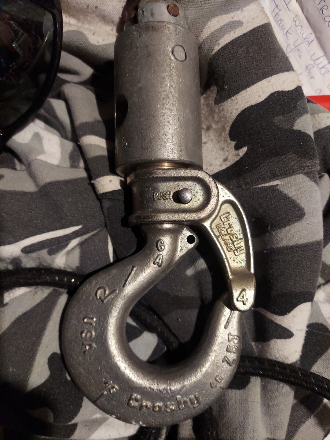 Crosby Bullard Link Chain Nest Swivel Hook 1,500# 🪝 | eBay