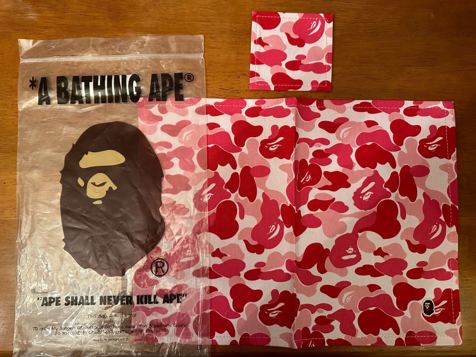 Authentic Bape ABC Camo Table Mat and Coaster Pink (BRAND NEW) | eBay