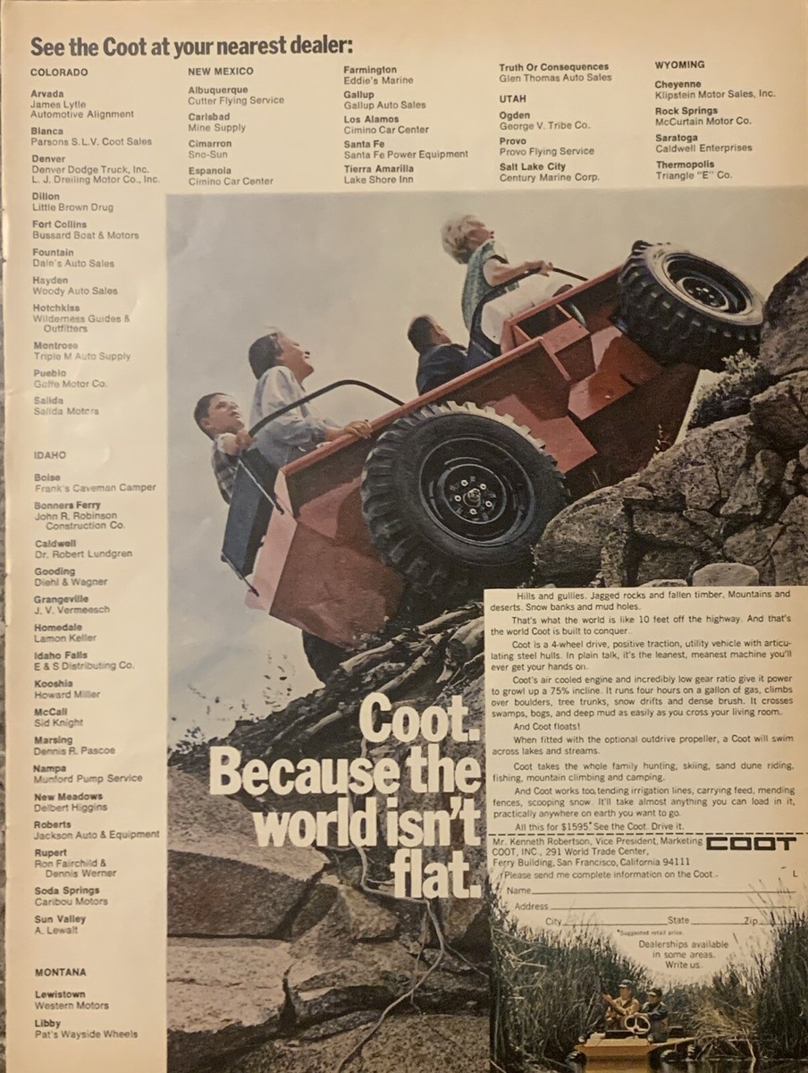 1960s All Terrain Utility Vehicles