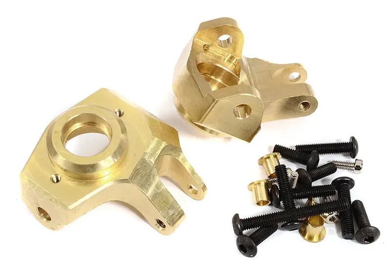Brass Alloy 55g Ea Weight Steering Blocks Axial 1/10 SCX10 II Crawler ...