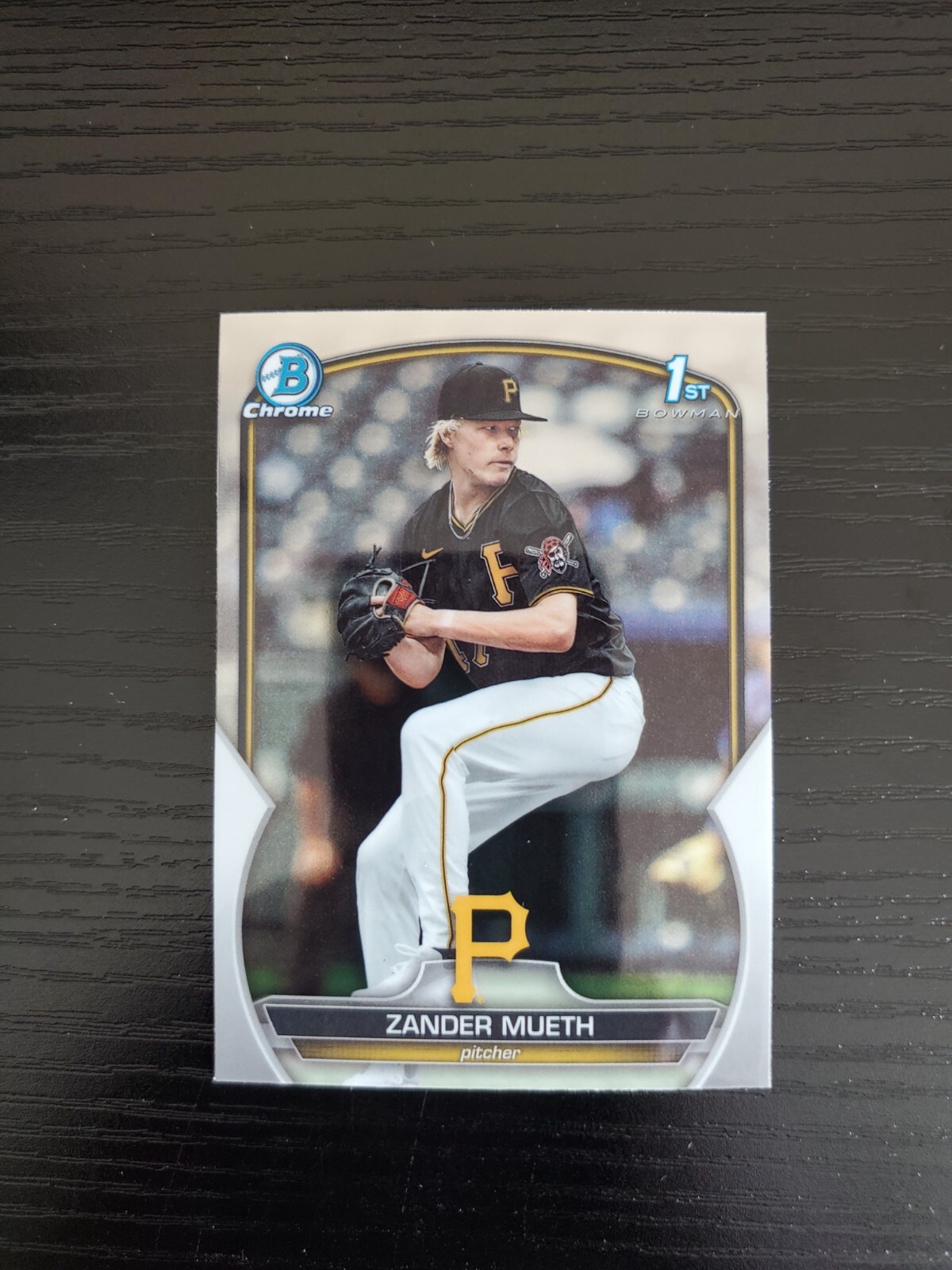 Zander Mueth - 2023 Bowman Draft Chrome Prospect 1st Bowman Base BDC ...