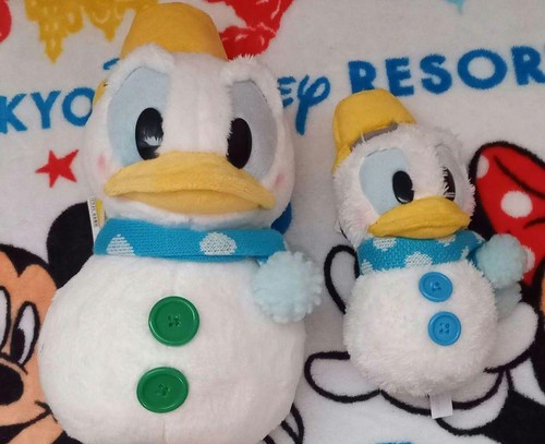 Tokyo Disneyland Donald Duck Snowman Stuffed Toy Disney | eBay
