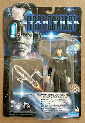 Commander Deanna Troi -Star Trek First Contact- 1996 Playmates Sealed ...