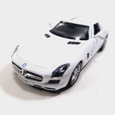 Kinsmart Mercedes-Benz SLS AMG Eggshell White Hardtop 1/36 Scale ...