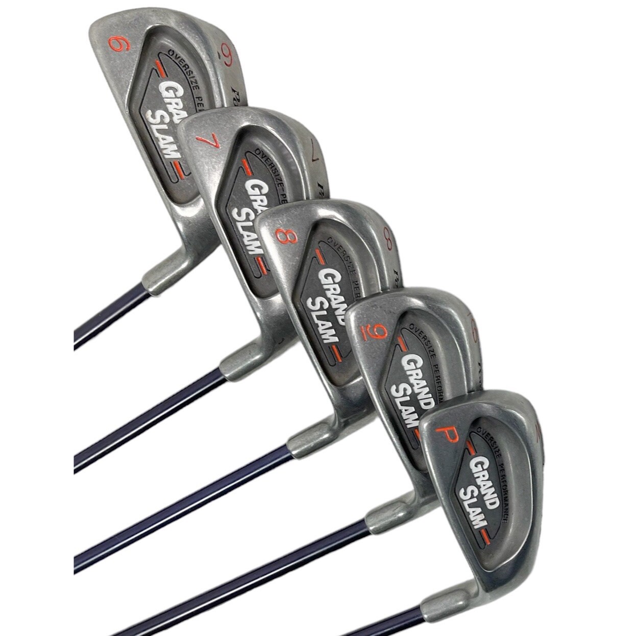 Power Bilt Grand Slam 6-9 PW Iron Set RH Graphite Men R Flex Swing Rite ...