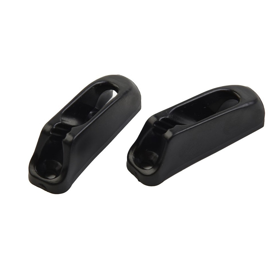 Brand New Boat Black Nylon Self-Lock Rope Clam Cleat Cord Lock For ...