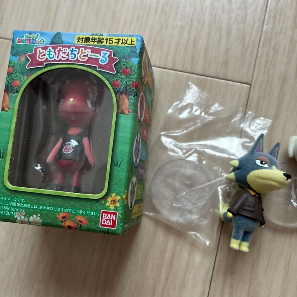 Animal Crossing 5pc Doll Figure Set - Tom Nook, Marshal, Ankha, Lolly ...