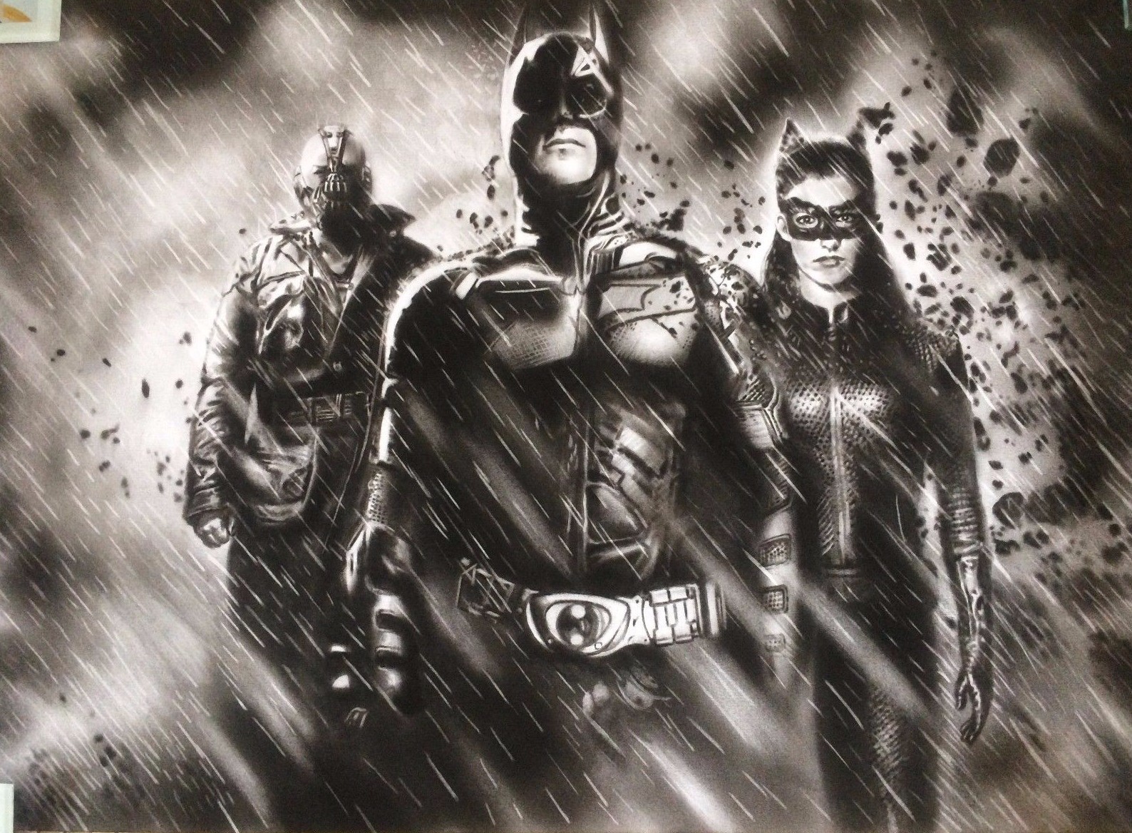 How To Draw Batman Dark Knight Rises Step By Step