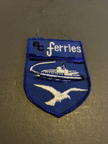 VTG BC FERRIES British Columbia Canada Sew On Patch | eBay