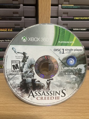 assassin's Creed 3 Disc Only Both Discs Tested | eBay