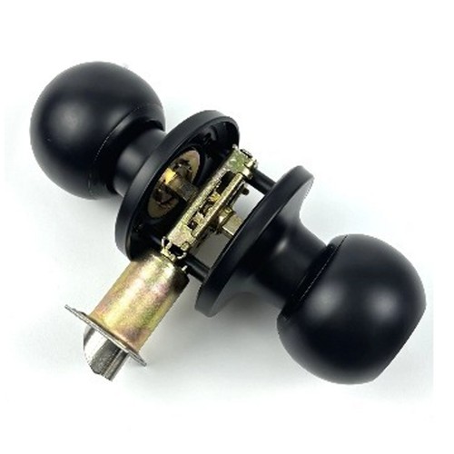Black Ball Lock Bedroom Door Triple Lever Lock Wooden Door Lock Room ...