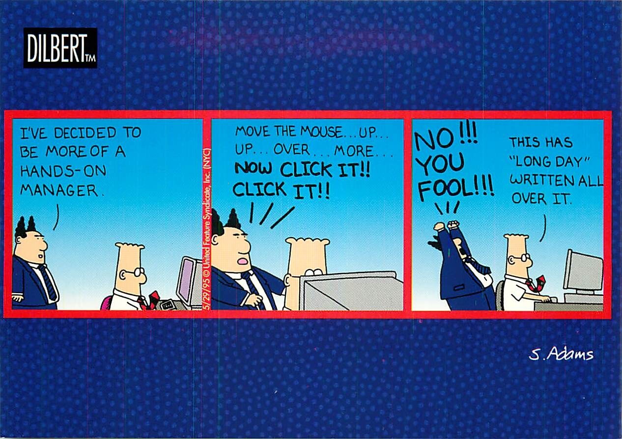 Postcard Dilbert Cartoon - #4 | eBay