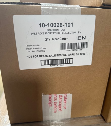 Pokemon TCG Prismatic Evolutions ACCESSORY POUCH COLLECTION CASE Sealed ...