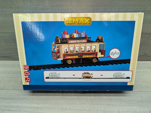 Lemax Santa’s Cable Car North Pole Line Railroad Car. LN | eBay