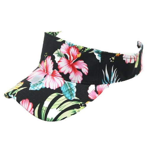 Hawaiian Visor Floral Outside Fashion Sun Cap Casual Tropical Hiking ...