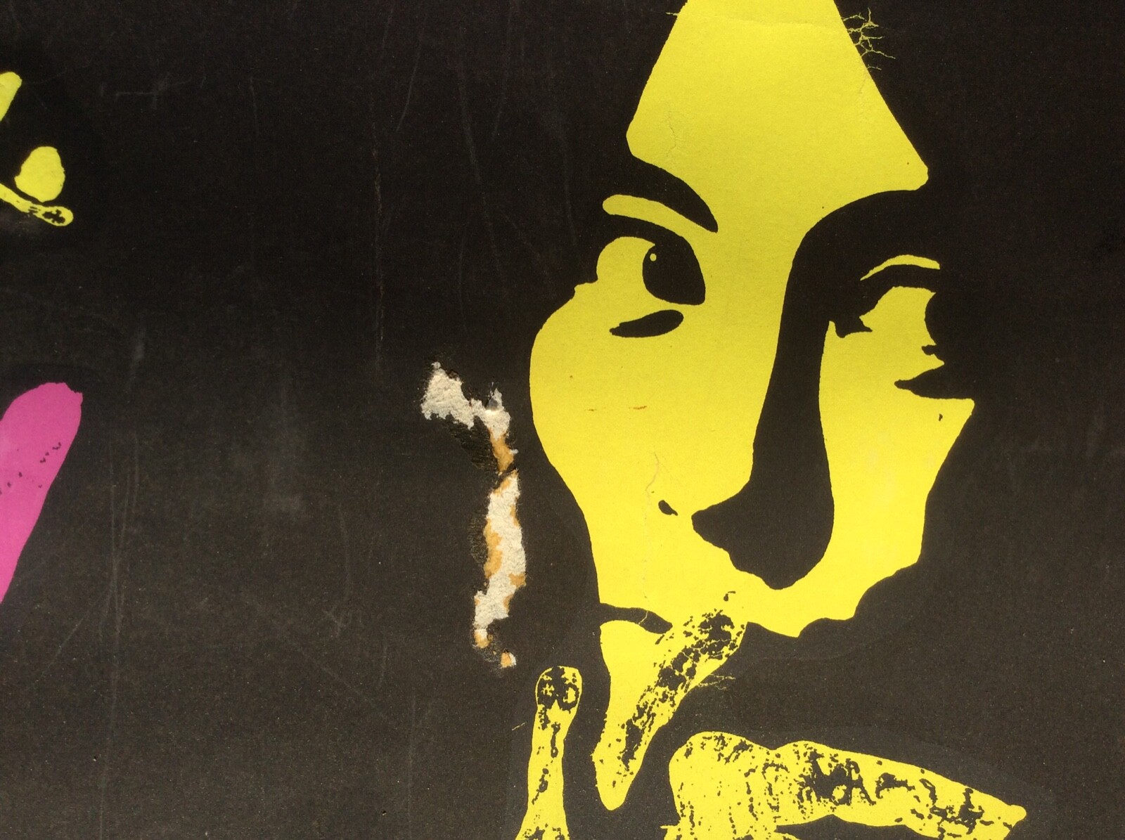 Original Vintage Blacklight Poster John Lennon & Yoko Ono Joe Roberts ...