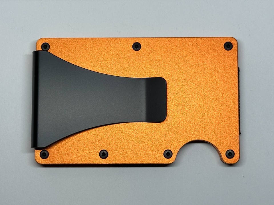 Texas Longhorns Orange UT Slim Thin Metal RFID Blocking Wallet Laser ...