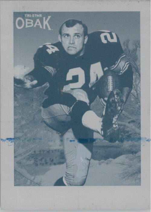 2011 TriStar Obak Football ROBERT "ROCKY" BLEIER #104 Printing Press ...