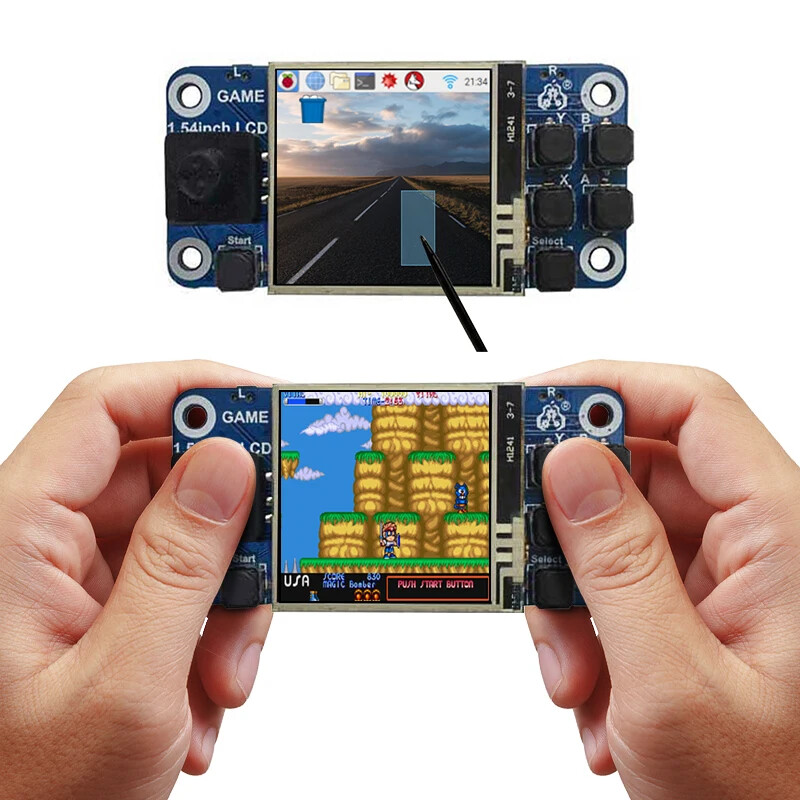 1.54 Inch TFT LCD Touch Screen Mini Game Console Display for Raspberry ...