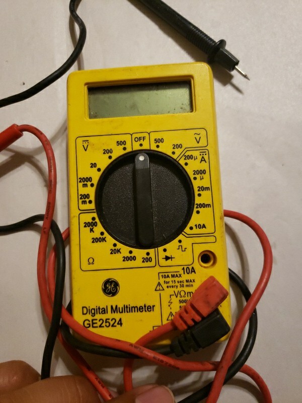 Vintage General Electric GE Digital Multimeter GE2524 *UNTESTED*AS IS ...