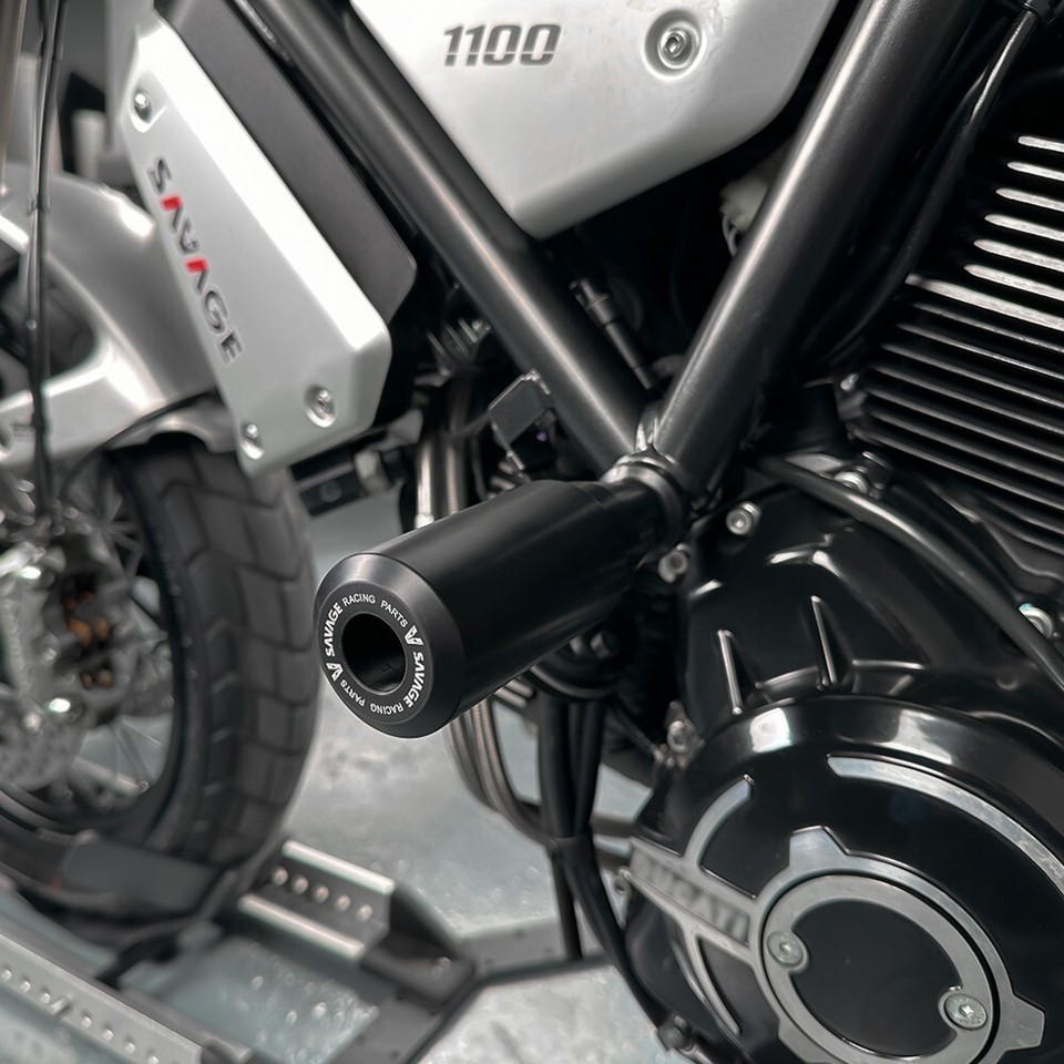 CNC Frame Sliders Guard Crash Protector For Ducati Scrambler 1100 800 ...