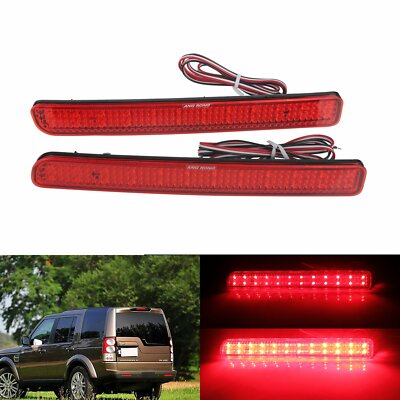 LED Rear Bumper Reflector Light For Land Rover Range Sport Discovery 3 ...