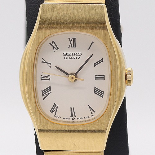 Seiko 5Y95-5040 Quartz Watch White Dial Used Good Condition | eBay
