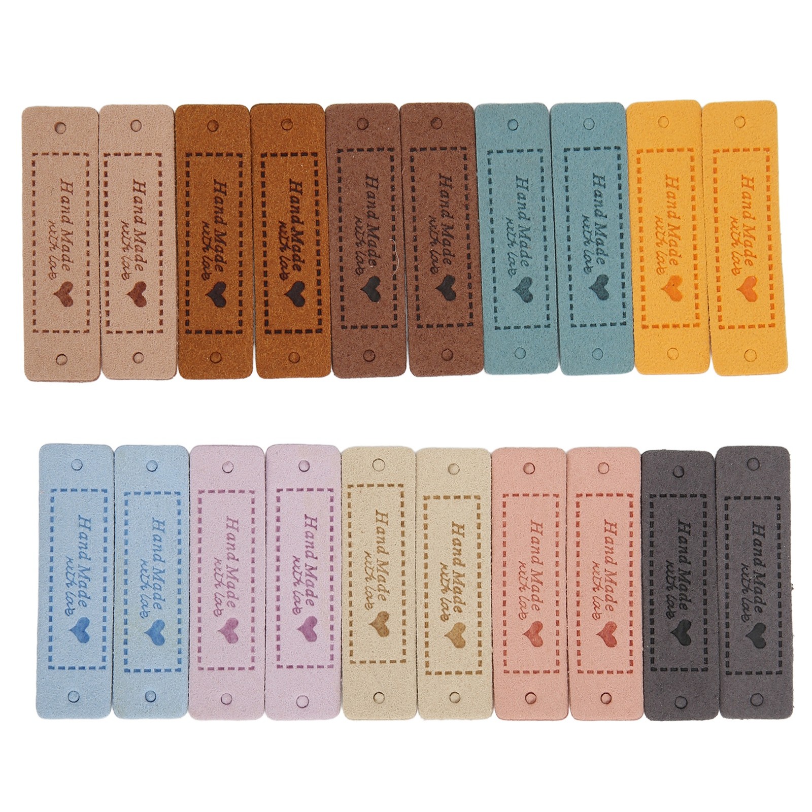 Hand Made Labels PU Material Exquisite Beautiful DIY Bag Label For ...
