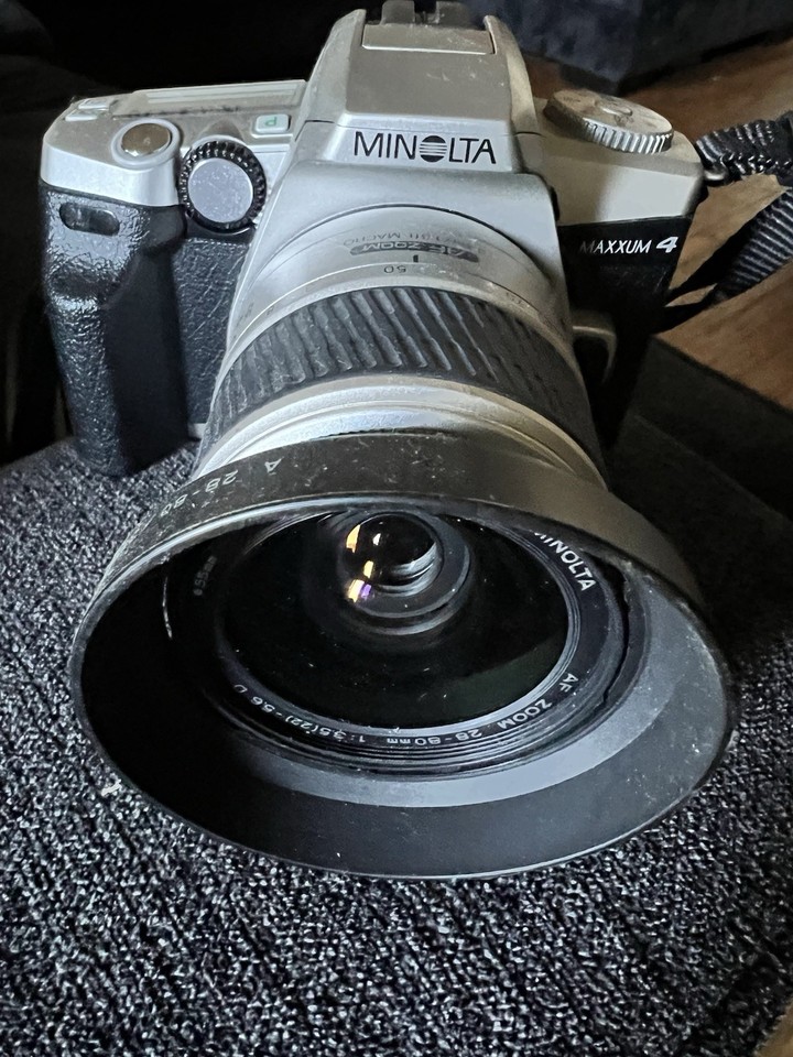 Minolta Maxxum 4 35mm SLR Film Camera with 35-70mm Lens Kit | eBay