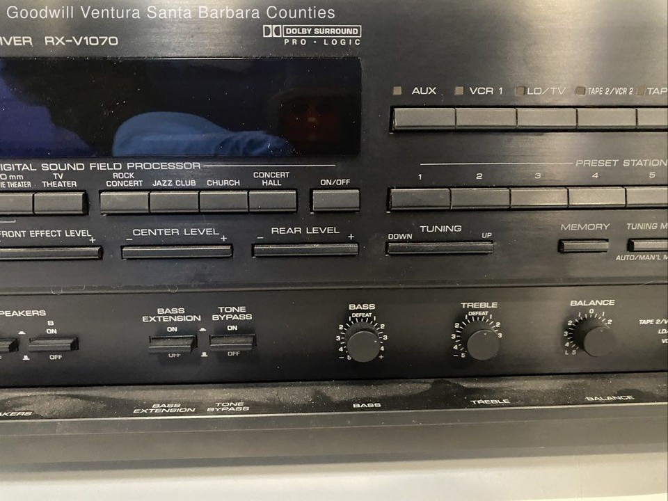 Yamaha Natural Sound Stereo Receiver Model: RX-V1070 - Read | eBay