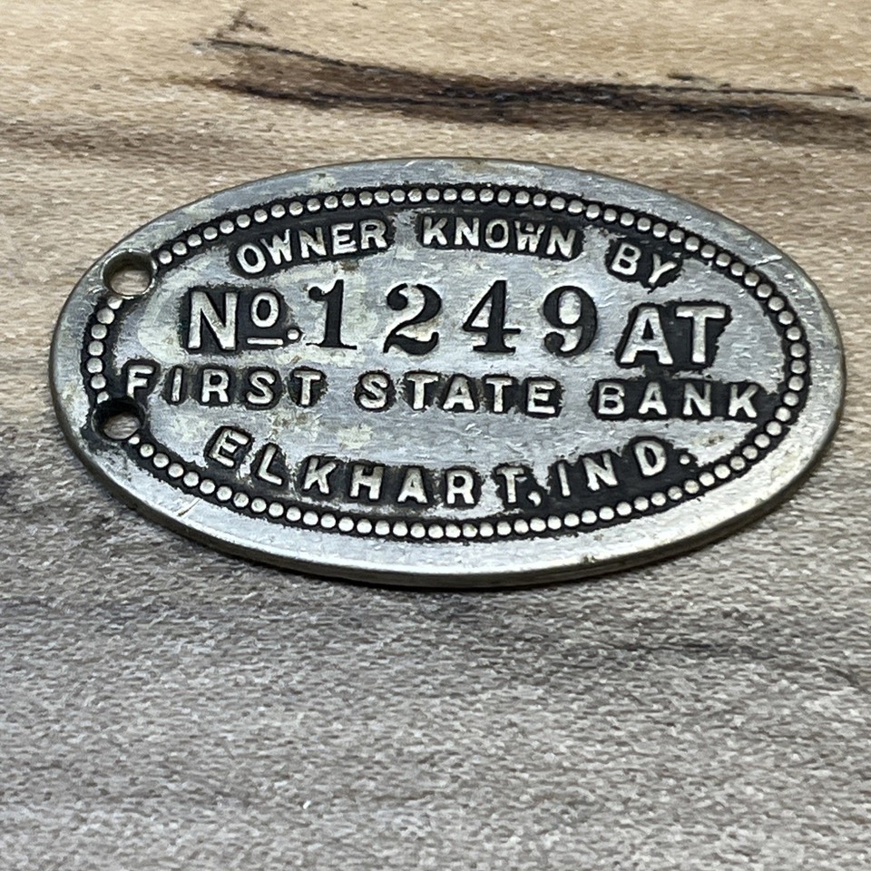 First State Bank Elkhart Ind. Key Fob *B861 | eBay