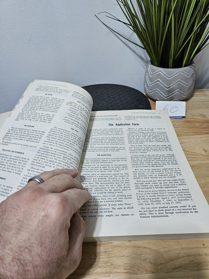 Civil Service Arithmetic and Vocabulary by David Turner 1969 Arco ...