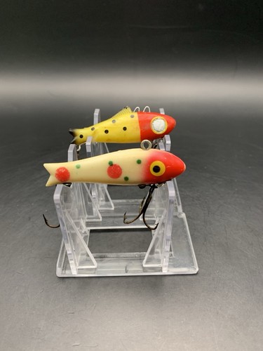 VINTAGE LURE LOT! OLD TEXAS BINGO MINNOWS! AWESOME BAITS! 2 1/2” AND 2 ...