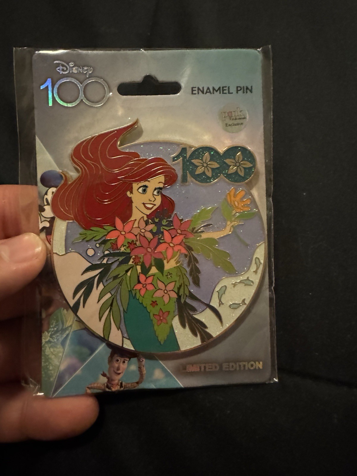 Ariel Flowers Disney 100 Pink A La Mode PALM Pin | eBay