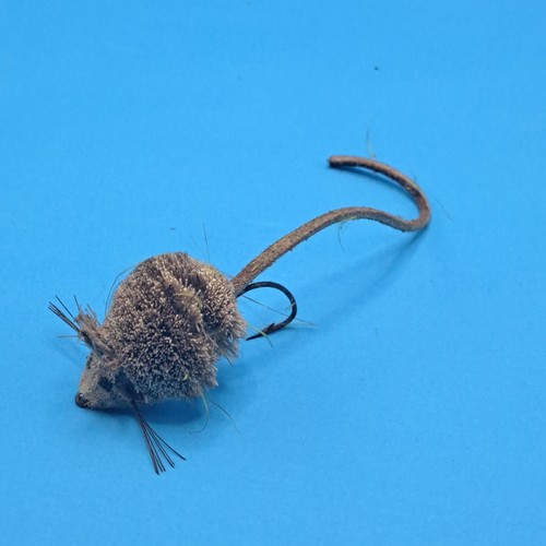 Vintage Mouse Fly Fishing Lure Streamer Handmade Bass Trout Panfish ...
