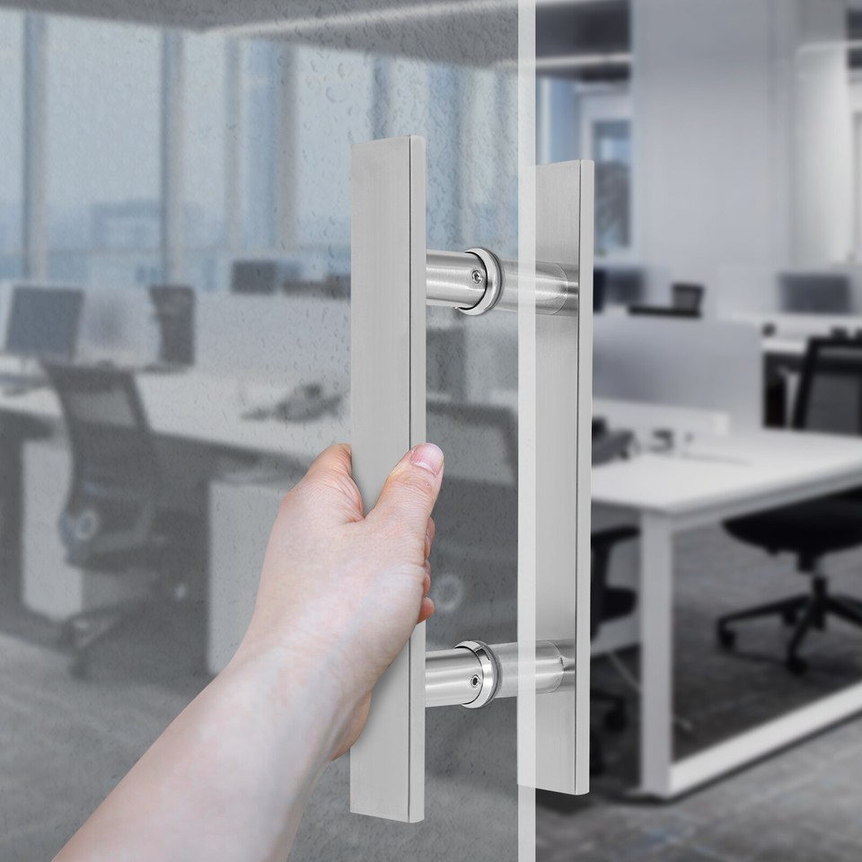 Door Handle Pair Pull Push Sliding Barn Double Sided Door Handles H ...