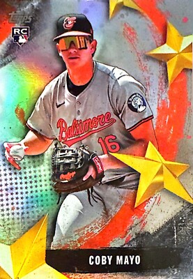 2025 Topps Stars of MLB #SMLB-35 - Coby Mayo Rookie - Baltimore Orioles ...