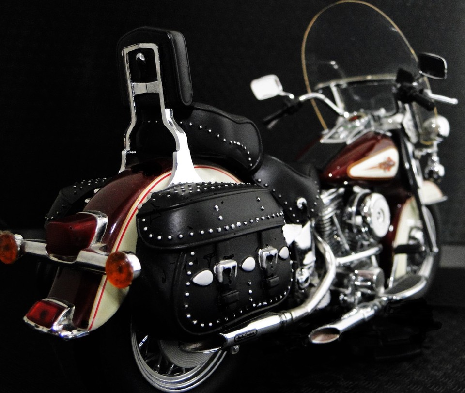 Bike Motorcycle Harley Davidson Built Model Easy Rod Custom Rider 1 10 ...