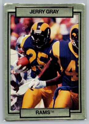 1990 Action Packed #136 Jerry Gray Los Angeles Rams Football Card | eBay