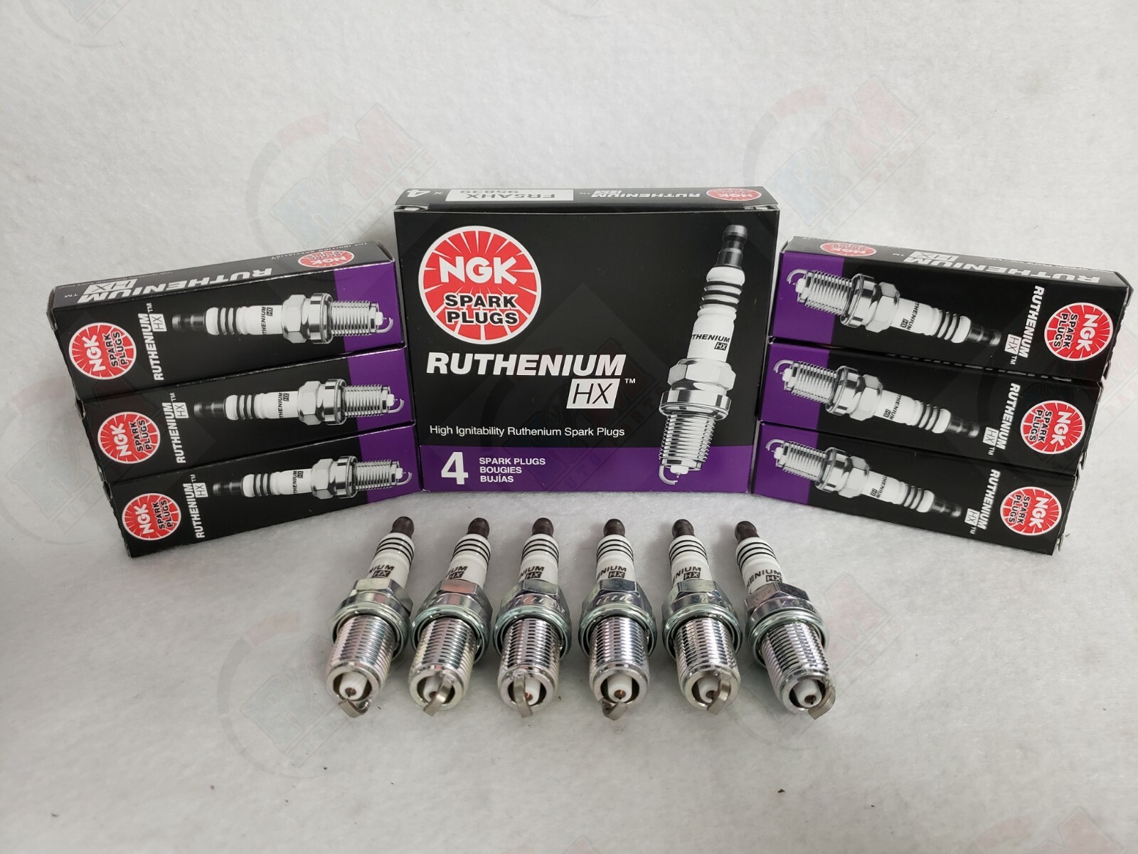 NGK RUTHENIUM HX Spark Plugs LFER7BHX 95125 Set of 6 | eBay