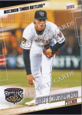 2024 Wisconsin Timber Rattlers Brett Wichrowski RC Rookie Card Brewers ...