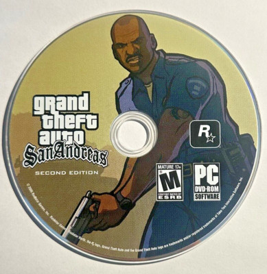 Grand Theft Auto: San Andreas Second Edition (PC, 2005) Disc Only | eBay