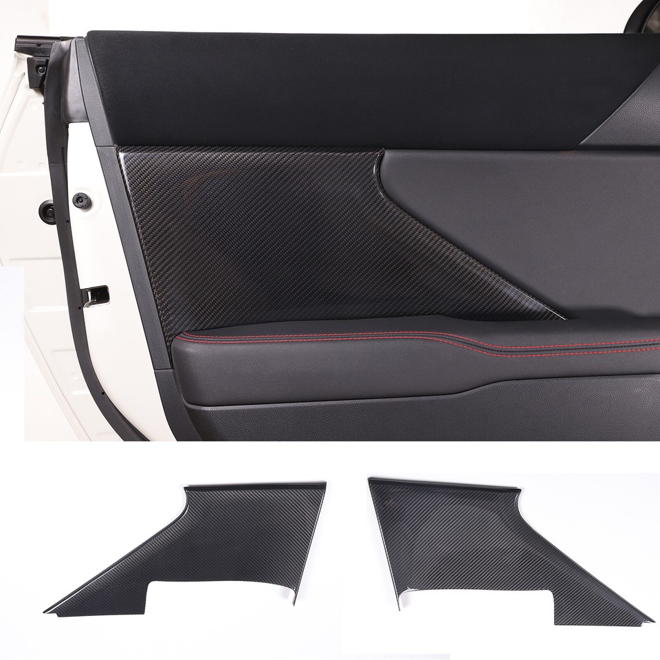 Real Carbon Fiber Interior Door Panel Trim Cover Fit For GR86 / BRZ ...