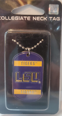 LSU Tigers Dog Tag Necklace - NCAA | eBay
