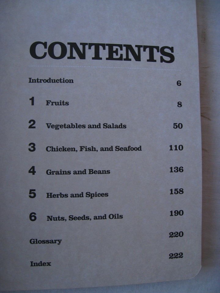 100 Best Health Foods - 2009 | eBay