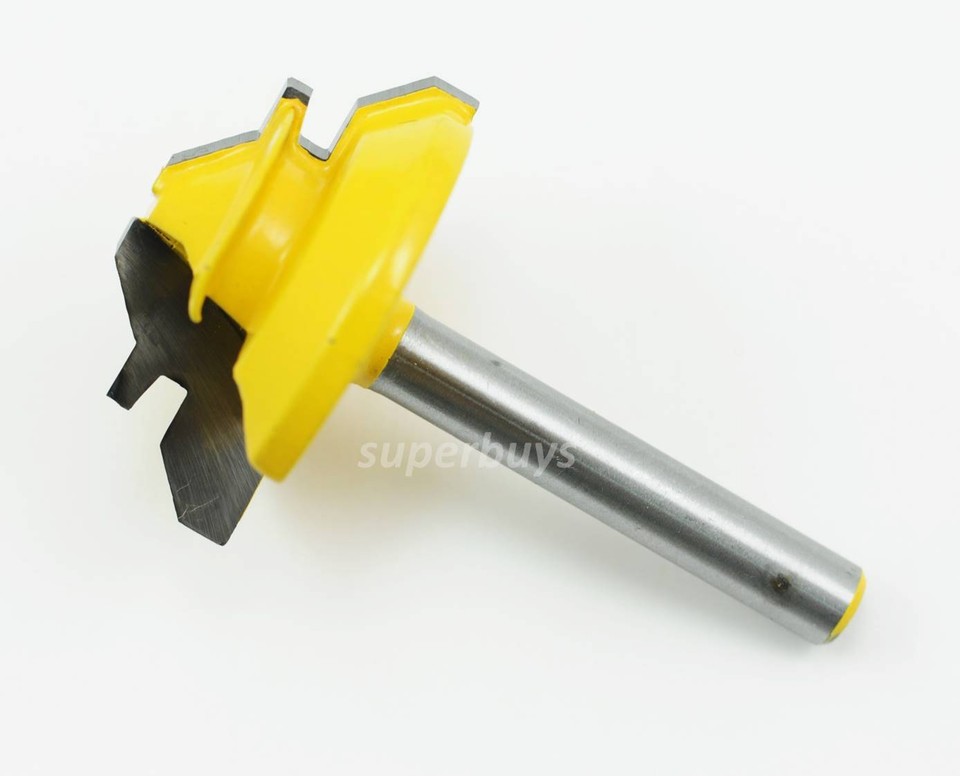 45Degree Mitre Miter Parallel Lock 1/4" Shank Corner Joint Router Drill ...