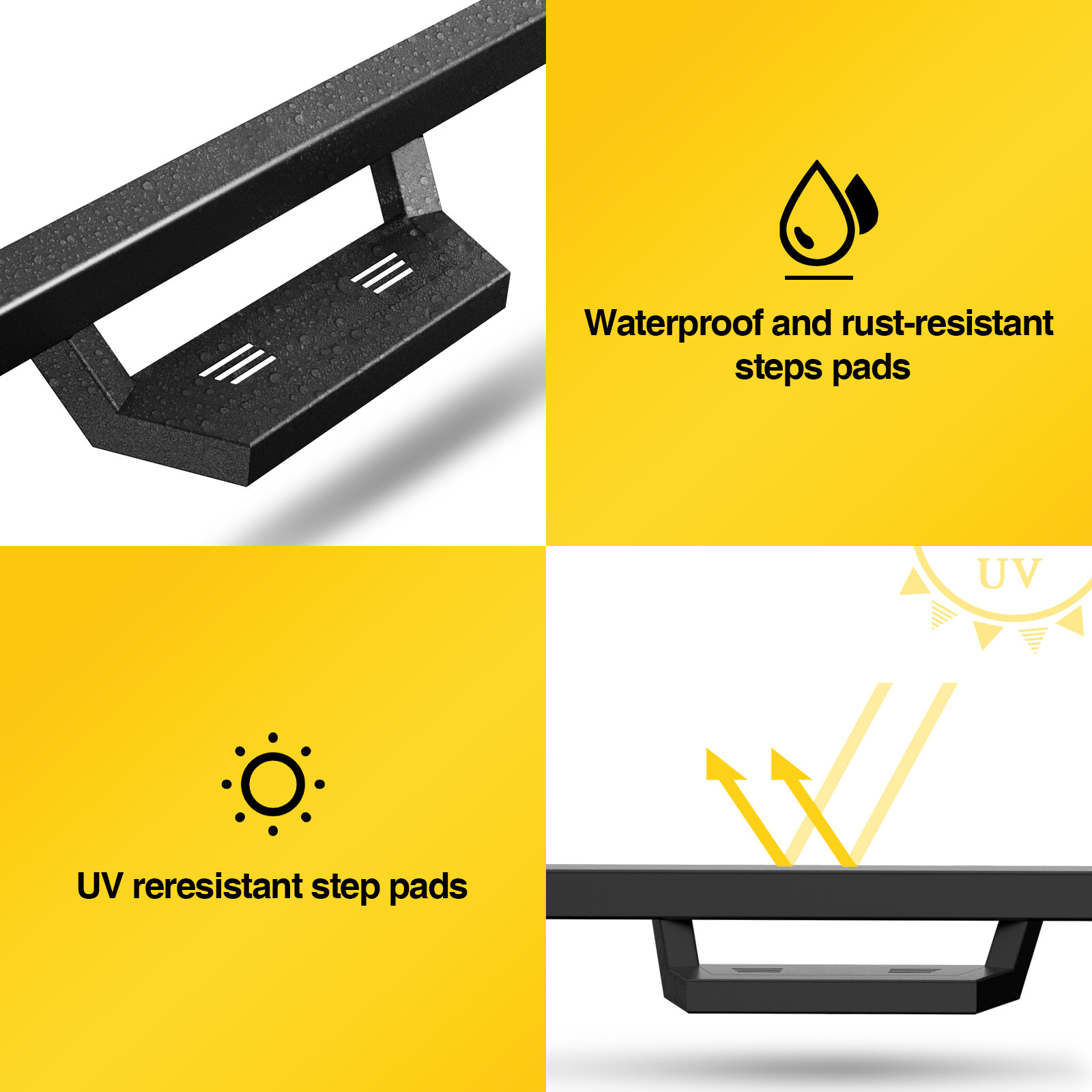 Running Board For 2010-2016 2017 2018 2019 2020 2021 2022 2023 Toyota ...