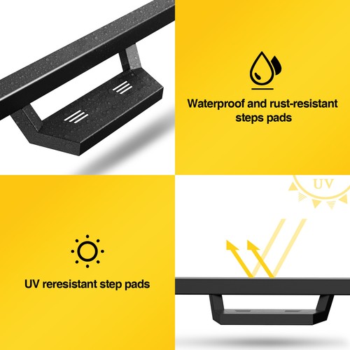 Running Board For 2010-2016 2017 2018 2019 2020 2021 2022 2023 Toyota ...