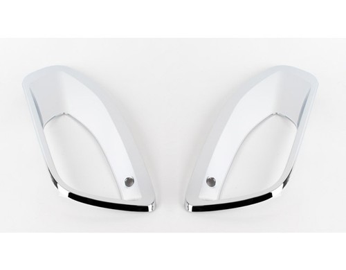 Chrome Front Fog Lamp Cover Molding Garnish 2p for 2012 - 2015 Kia Rio ...